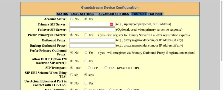 FreePBX ️ Grandstream HT813 – Afonso Garcia